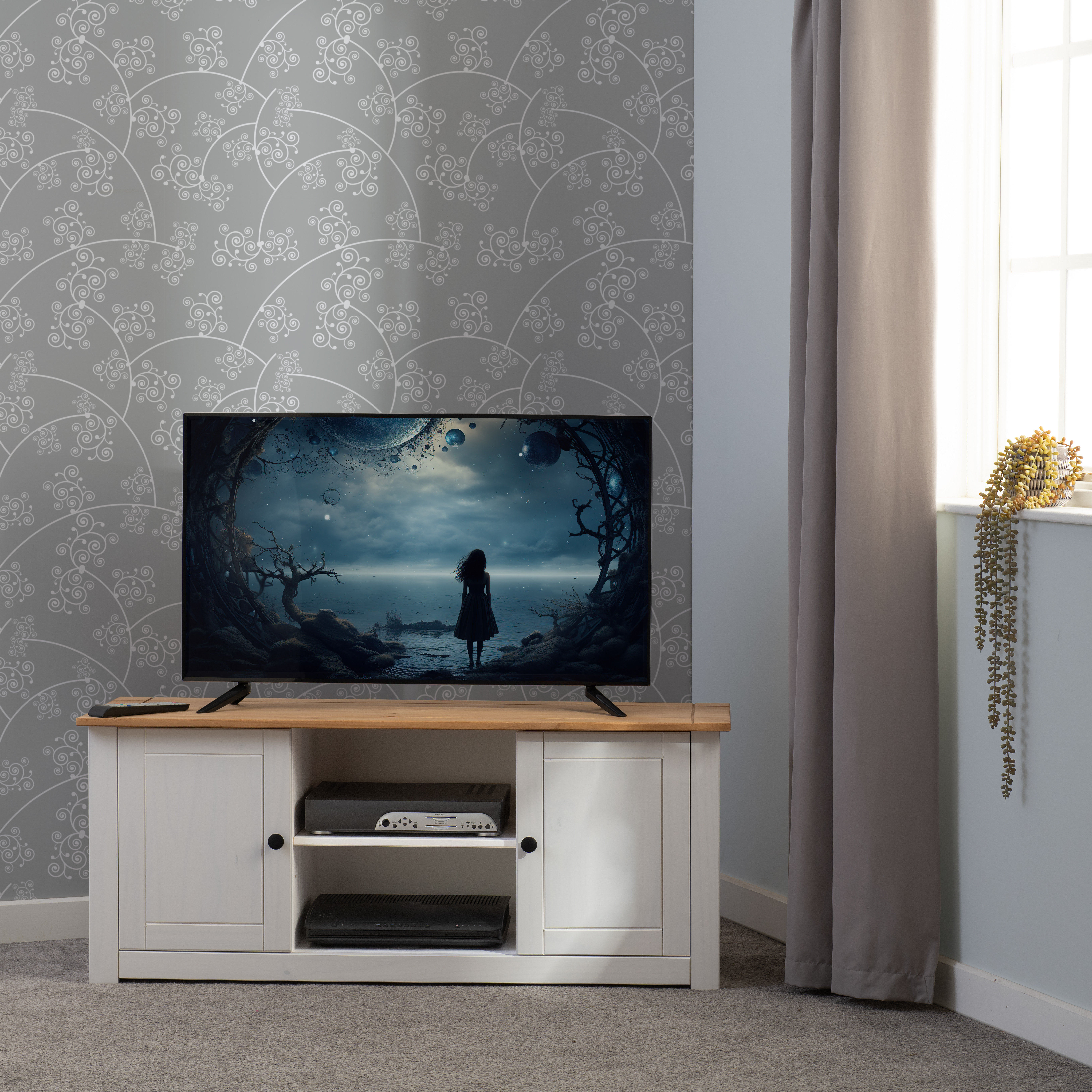 Marlow Home Co. Amary Solid Wood TV Stand | Wayfair.co.uk