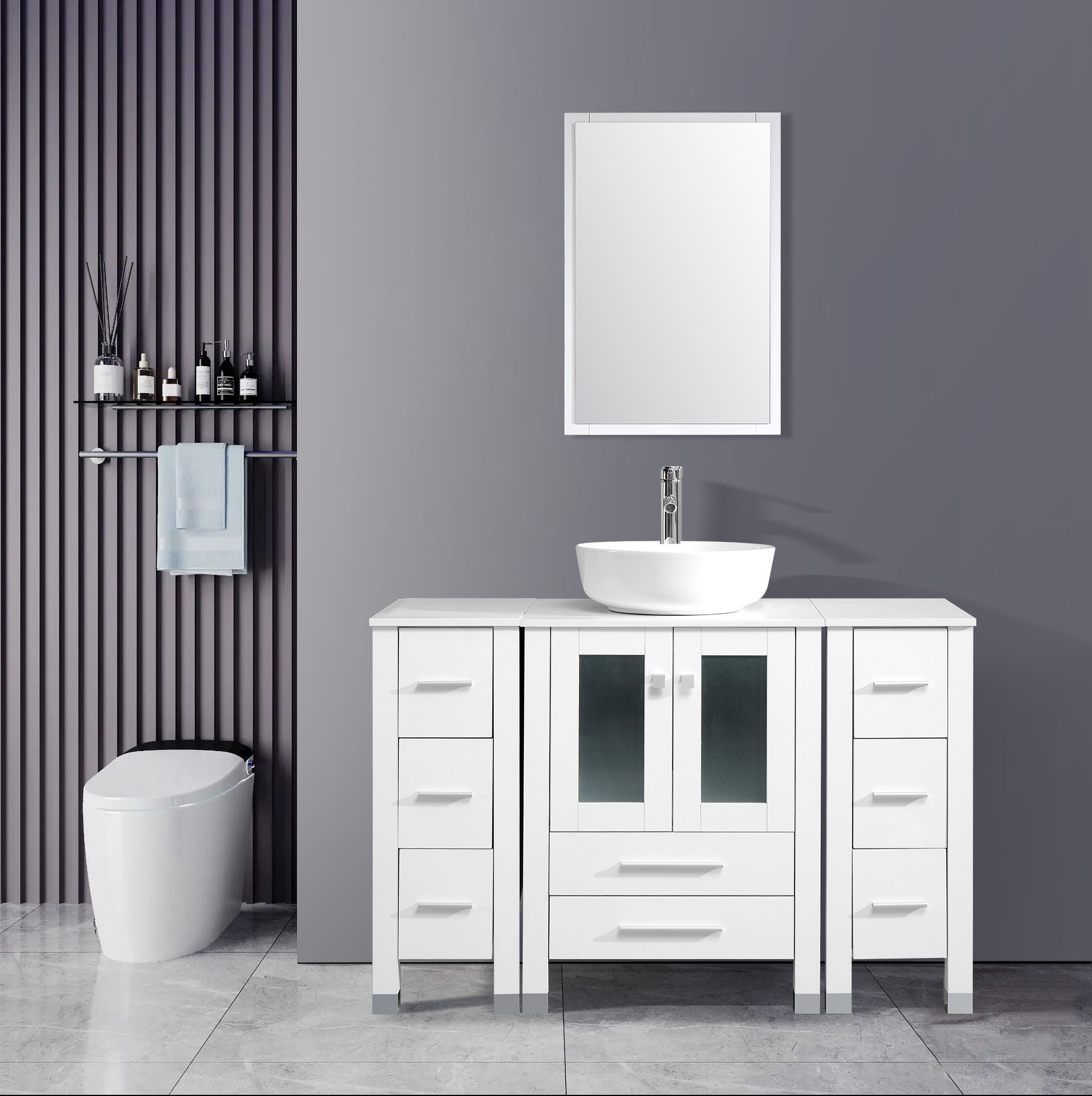 DodreHome 48 Single Bathroom Vanity with Top | Wayfair