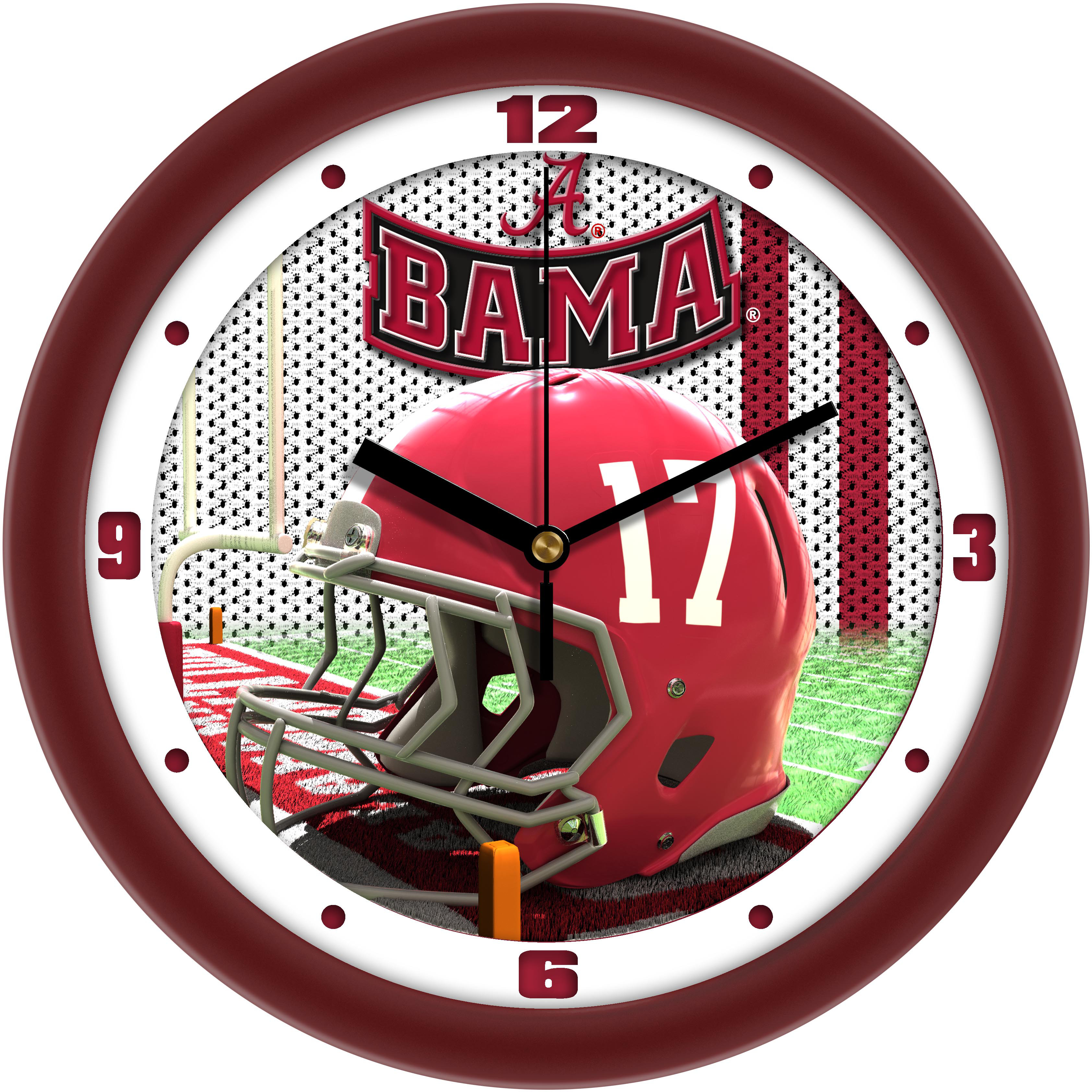 Sun Time Alabama Crimson Tide Football Wall Clock | Wayfair