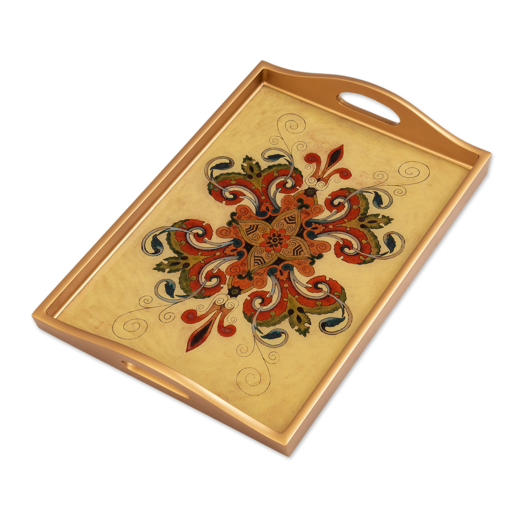 Bungalow Rose Glass Tray | Wayfair