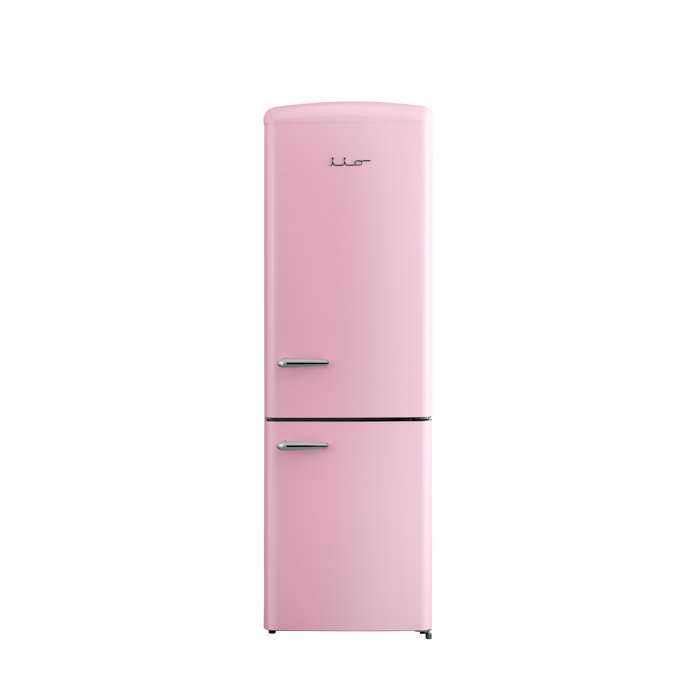 iio RR2 12 cu. ft. Retro Refrigerator Full Size Fridge Bottom Freezer ...
