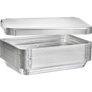 Nicole Fantini Disposable Aluminum Full Size Medium/Shallow Pans with ...