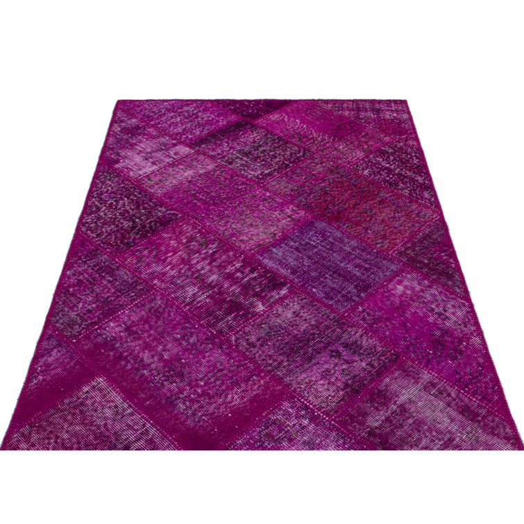 Hargun Iskece Vintage Hand Woven Hand Knotted 120cm X 180cm Pink Area ...