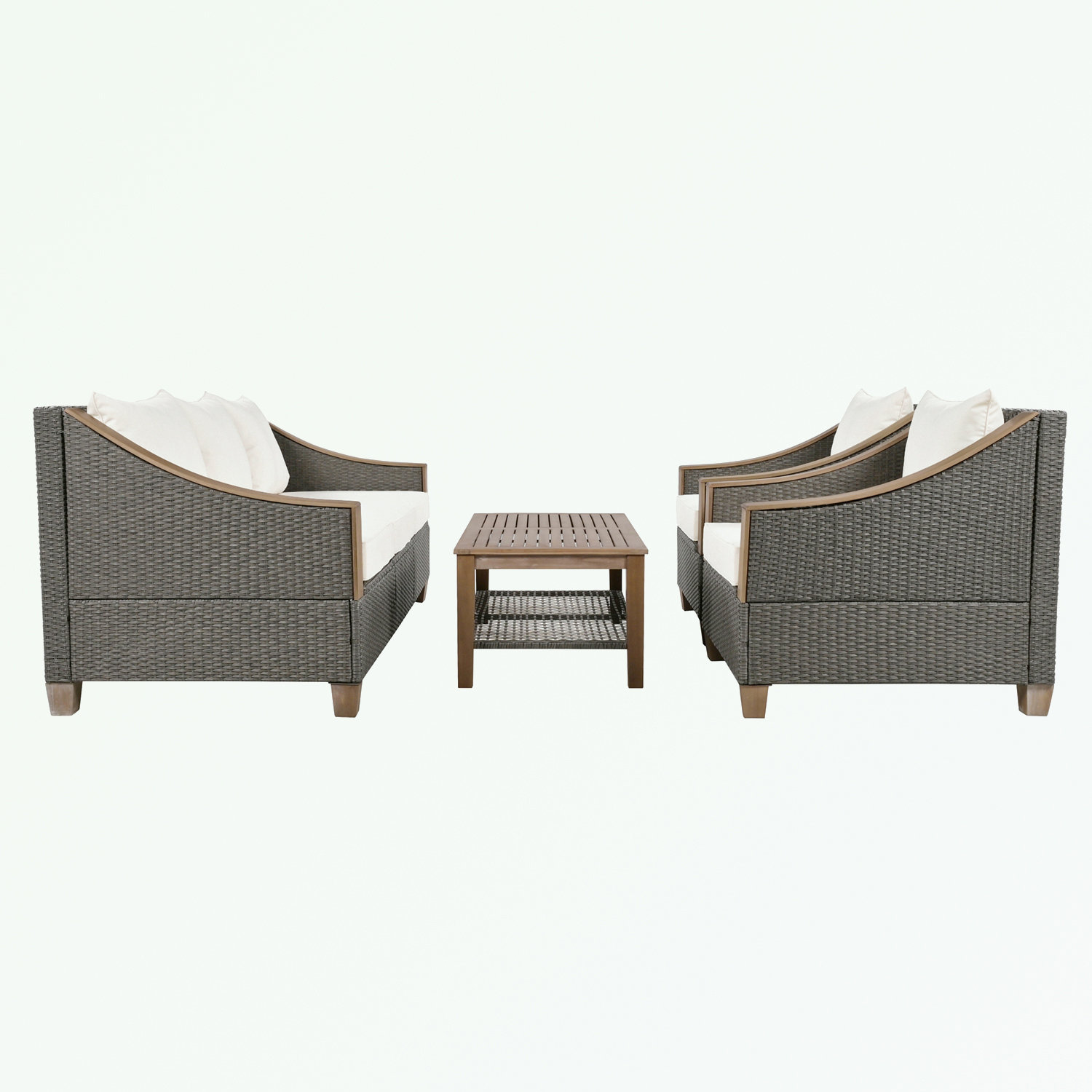 Red Barrel Studio® Bornholm 5 - Person Outdoor Seating Group with ...