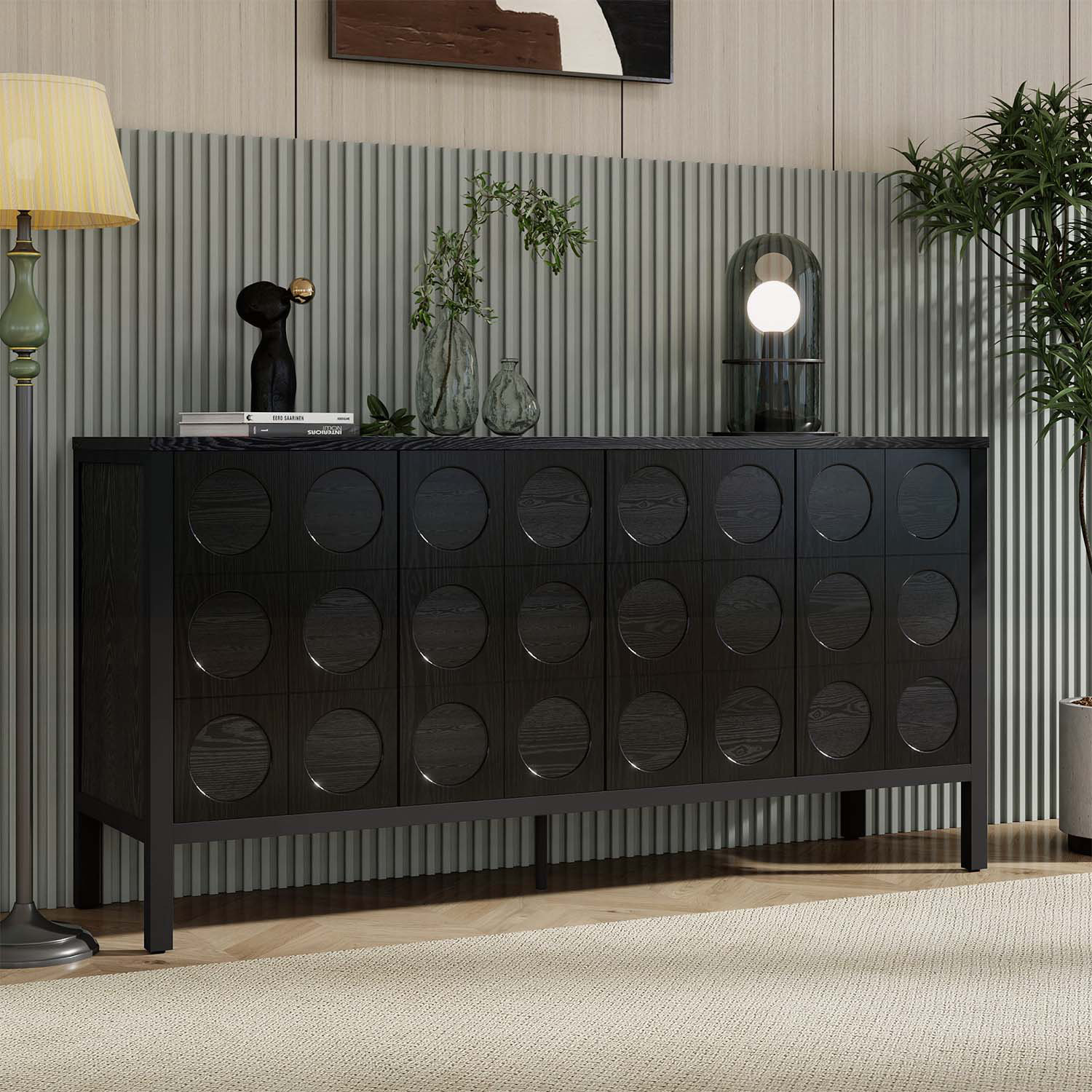 Lark Manor™ Charming Wooden Cabinet with Innovative Design for ...