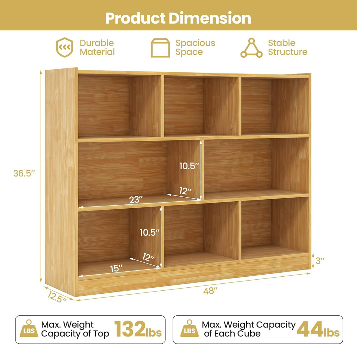 Latitude Run® 8-Cube Bookcase | Wayfair