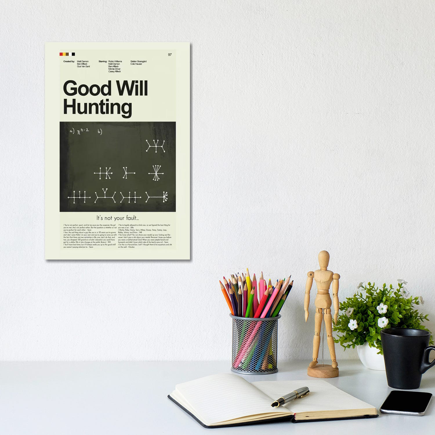 East Urban Home Good Will Hunting by Erin Hagerman - Textual Art Print ...