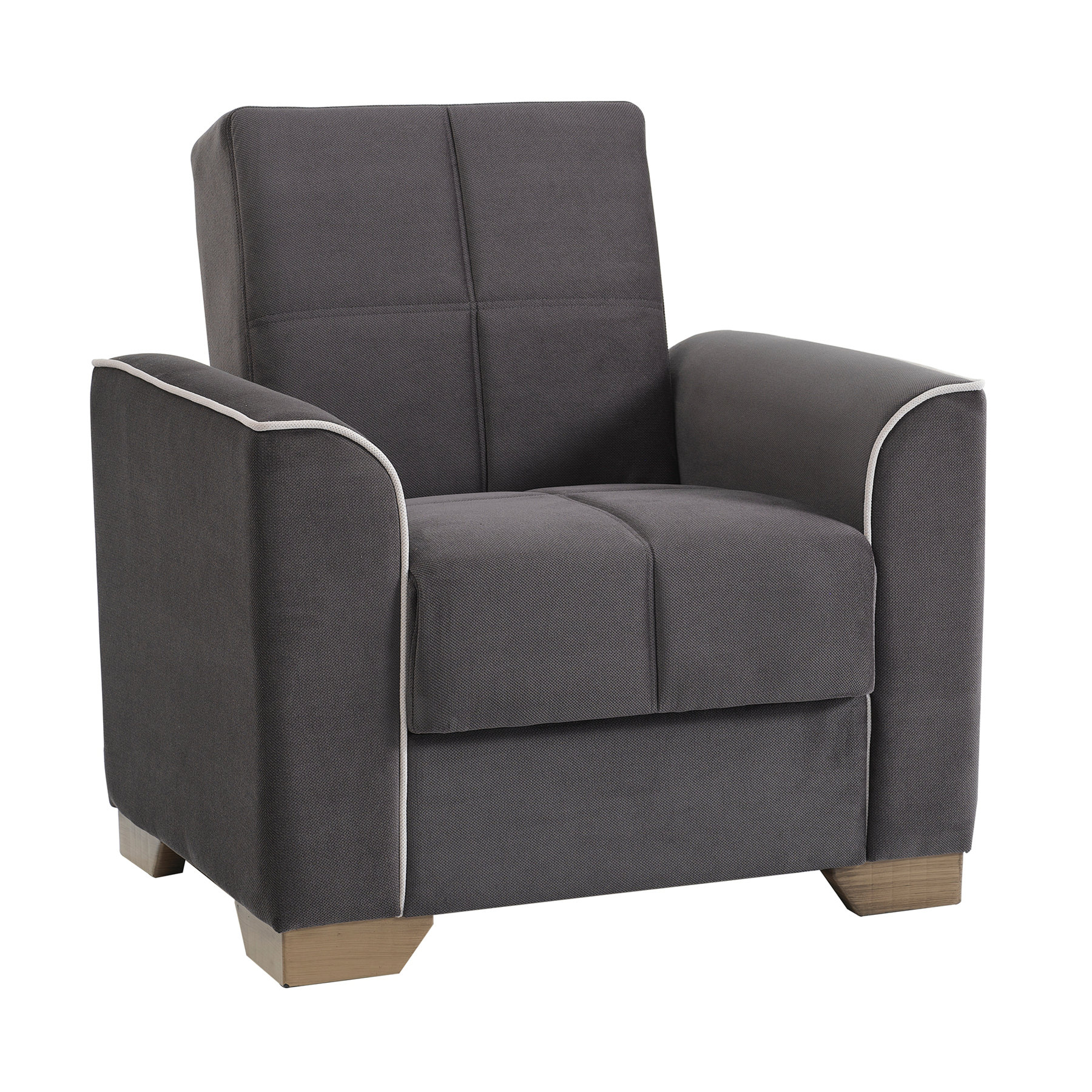 Latitude Run® Convertible Armchair with Storage | Wayfair