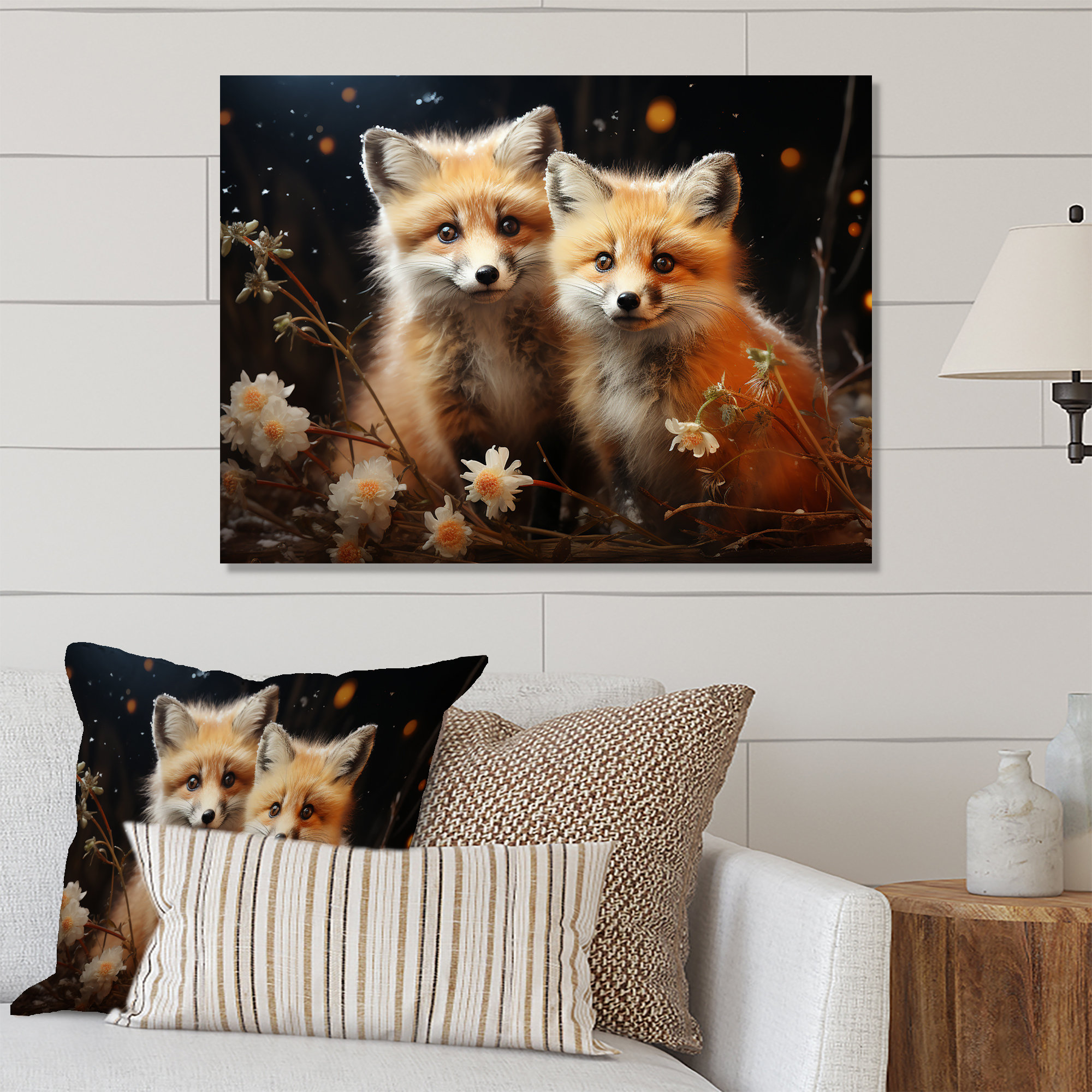 Millwood Pines Springtime Cute Fox S Gaze III - Fox Animal Metal Wall ...