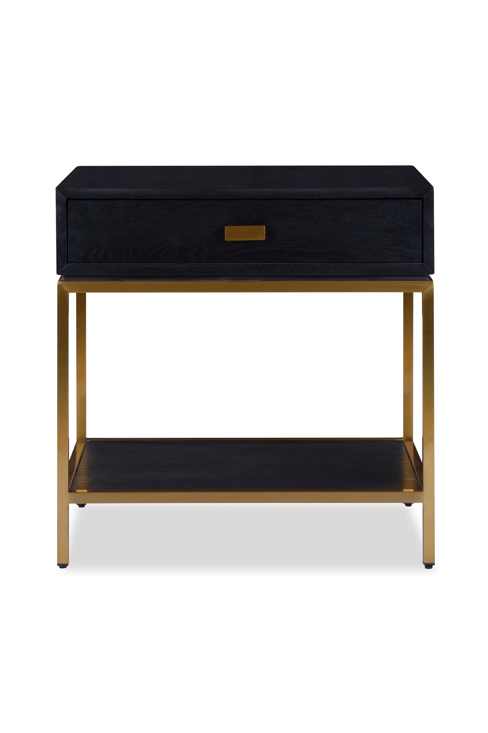 Liang & Eimil Levi 1 - Drawers Stainless Steel Nightstand in Black ...