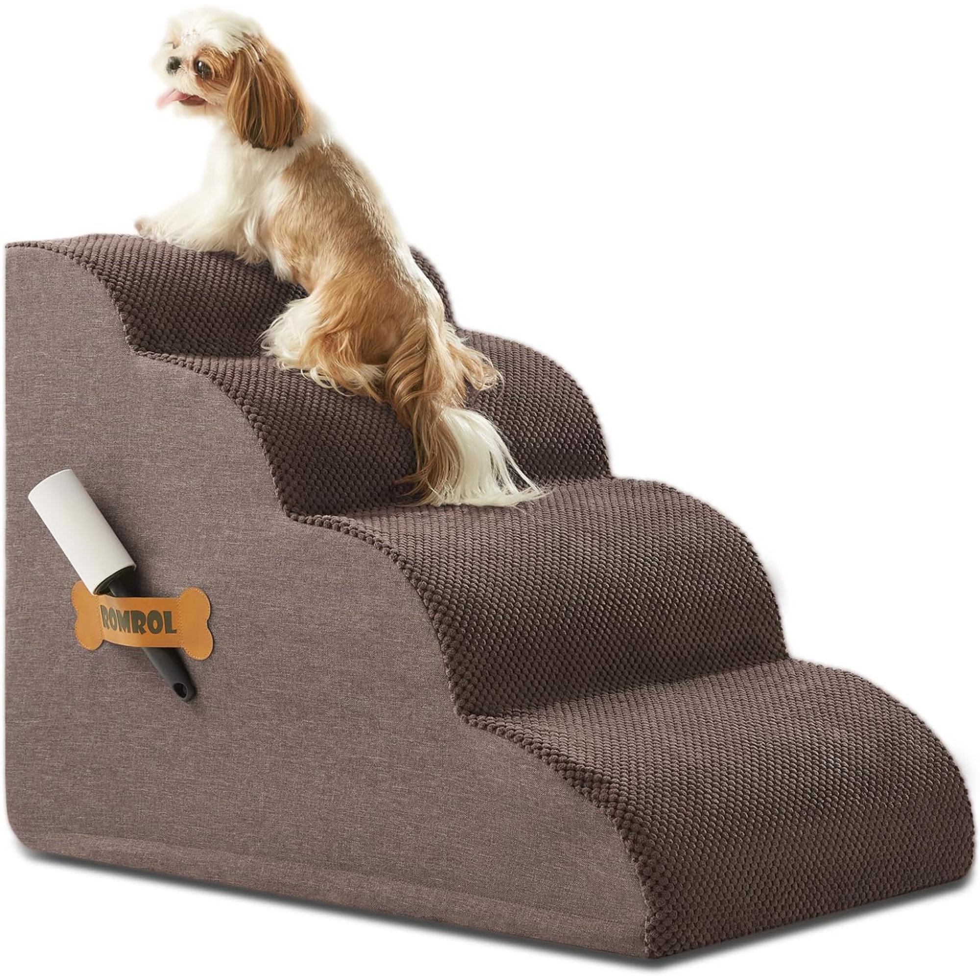 Tucker Murphy Pet™ Dog Stairs, Dog Steps Ramp For High Bed And Couch ...