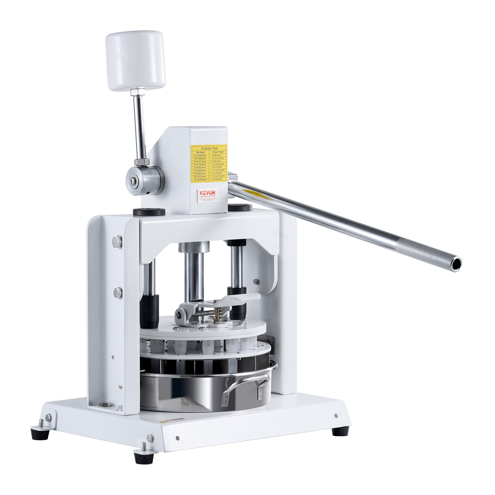 VEVOR Manual Dough Divider 18PCS Hand Press Dough Cutter Bread Maker ...
