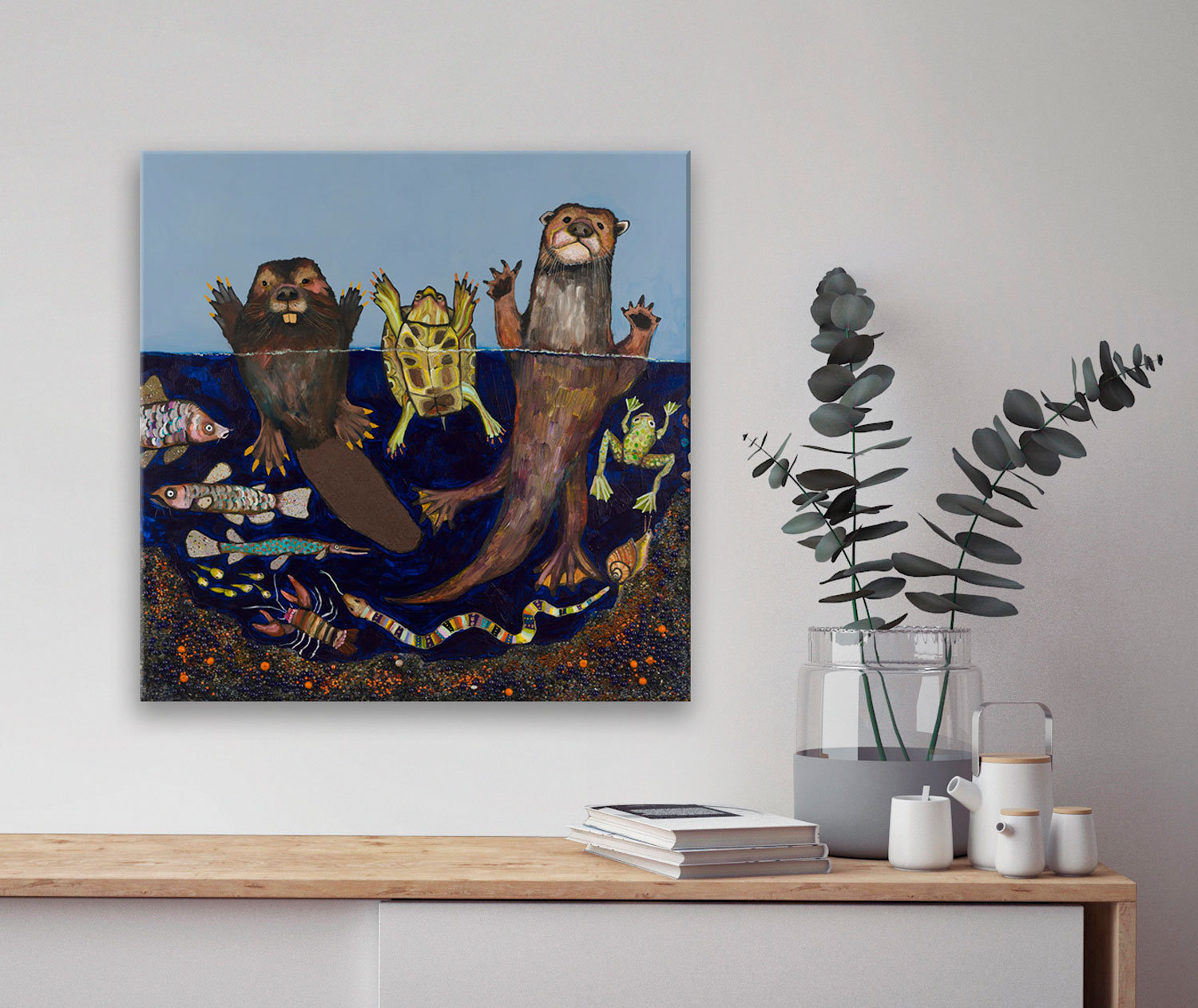 Bay Isle Home™ Turtle Rescue by Eli Halpin - Wrapped Canvas Print ...