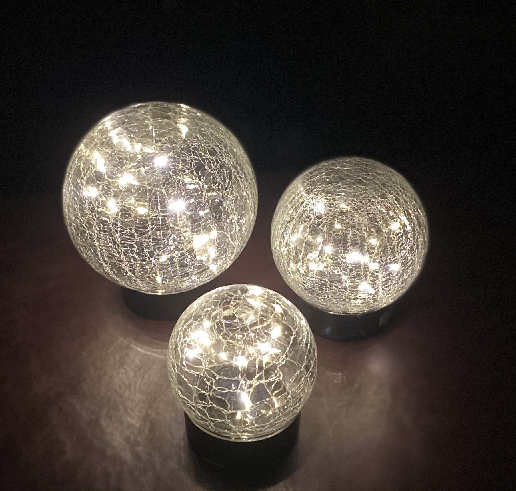 House of Hampton Jubentino Crackle Ball LED Decorative Accent Lighting ...