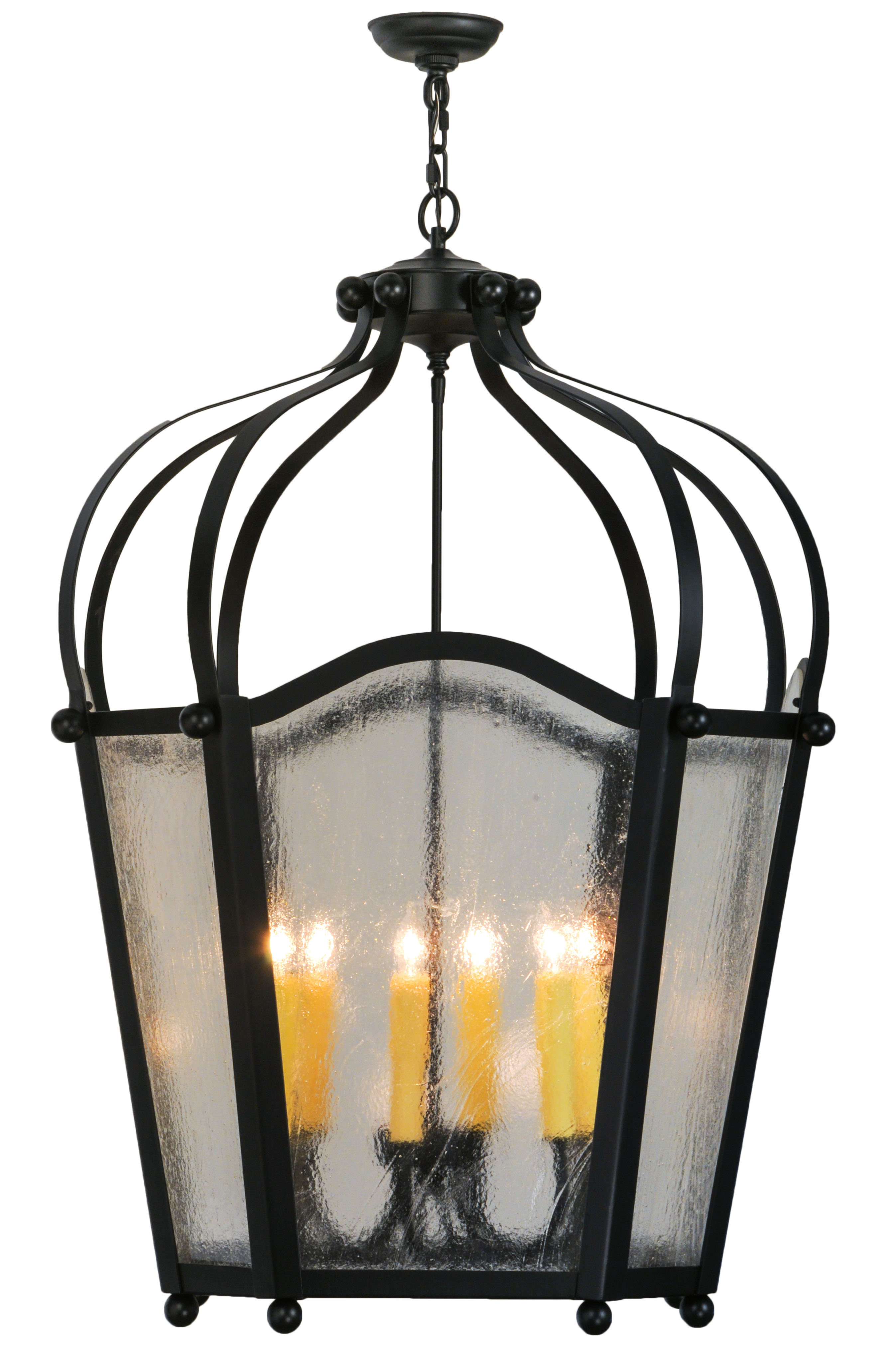 2nd Ave Lighting Citadel 6 - Light Lantern Square / Rectangle Pendant ...