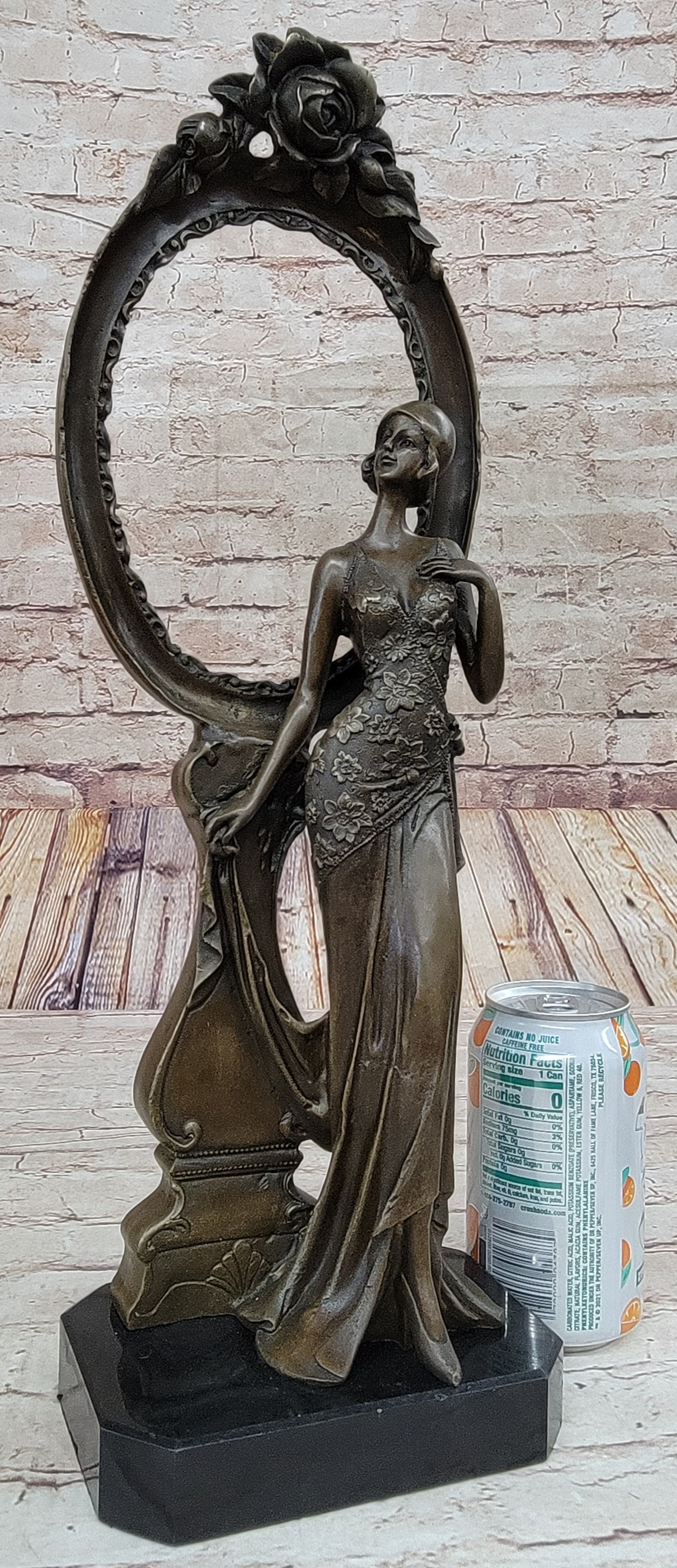 Canora Grey Signed Original Milo 1940 Woman Real Bronze Picture Frame ...