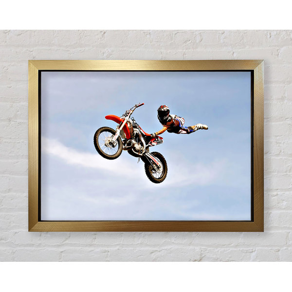 Bright Star Motorcross Freestyle - Single Picture Frame Art Prints ...