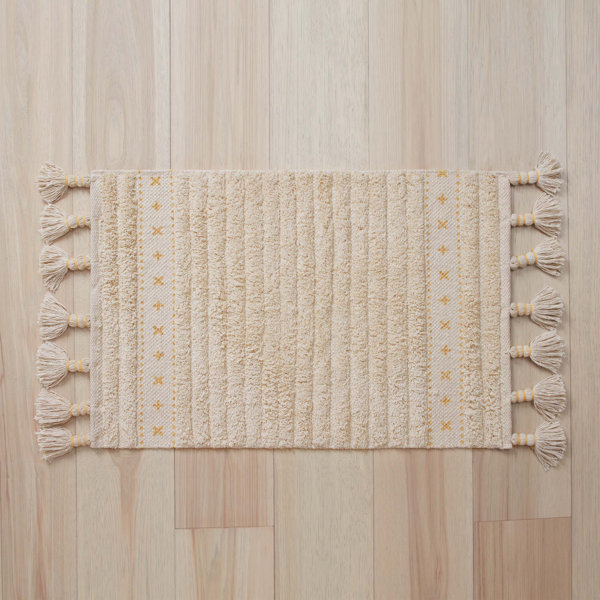 Lucky Brand Maharis Fringe Bath Rug & Reviews | Wayfair