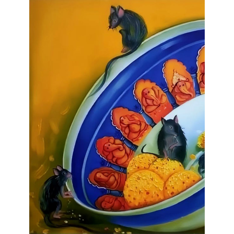 Exotic India Ashtavinayaka | Oil On Canvas | By Ramesh Baliram Sawale ...