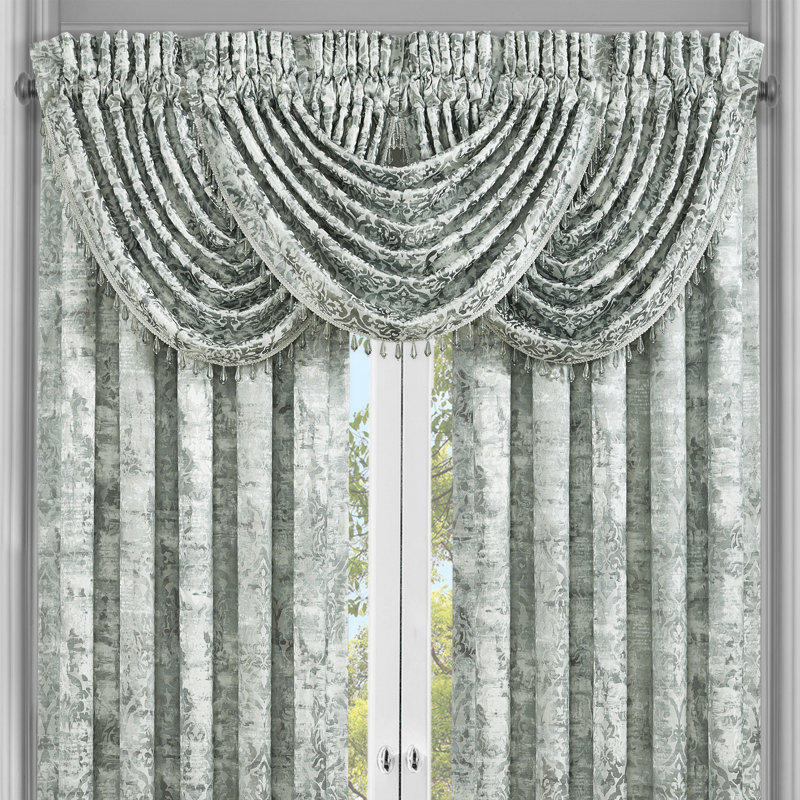 Five Queens Court Donna Window Waterfall Valance | Wayfair