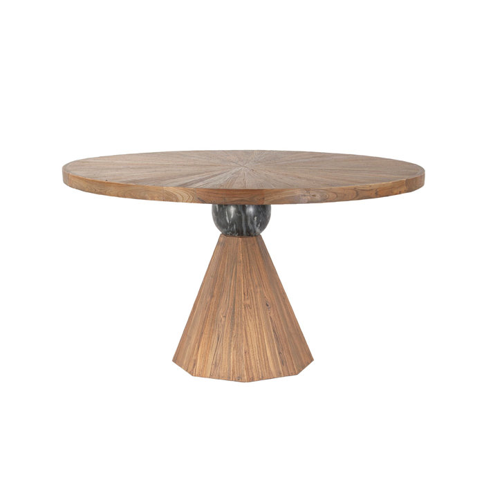 Home Trends & Design Rustic Revival Round Dining Table | Perigold