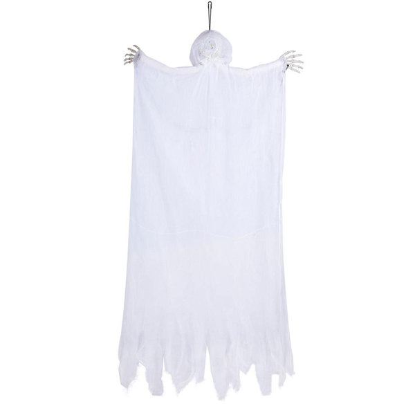 The Holiday Aisle® Skeleton Prop Hanging Chained Prisoner Lighted Eyes ...