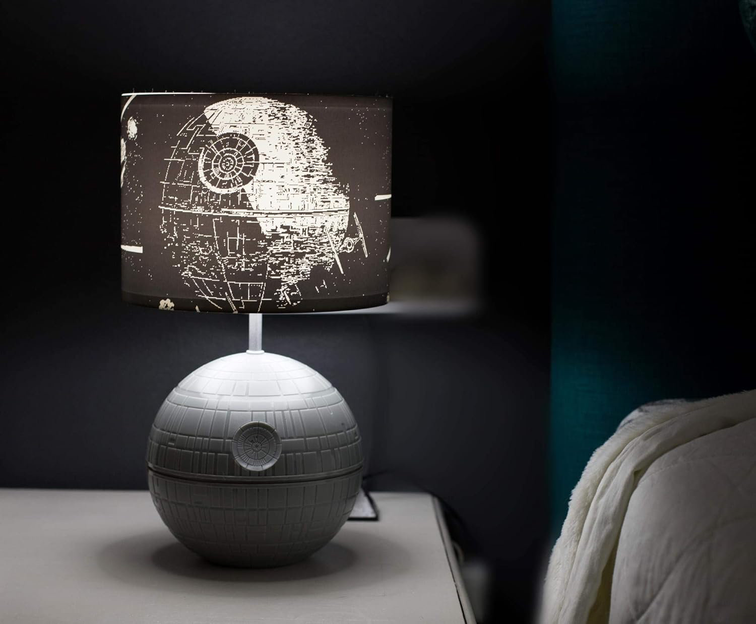 Orren Ellis Star Wars 3D Death Star Touch LED Desk Lamp With USB Power ...