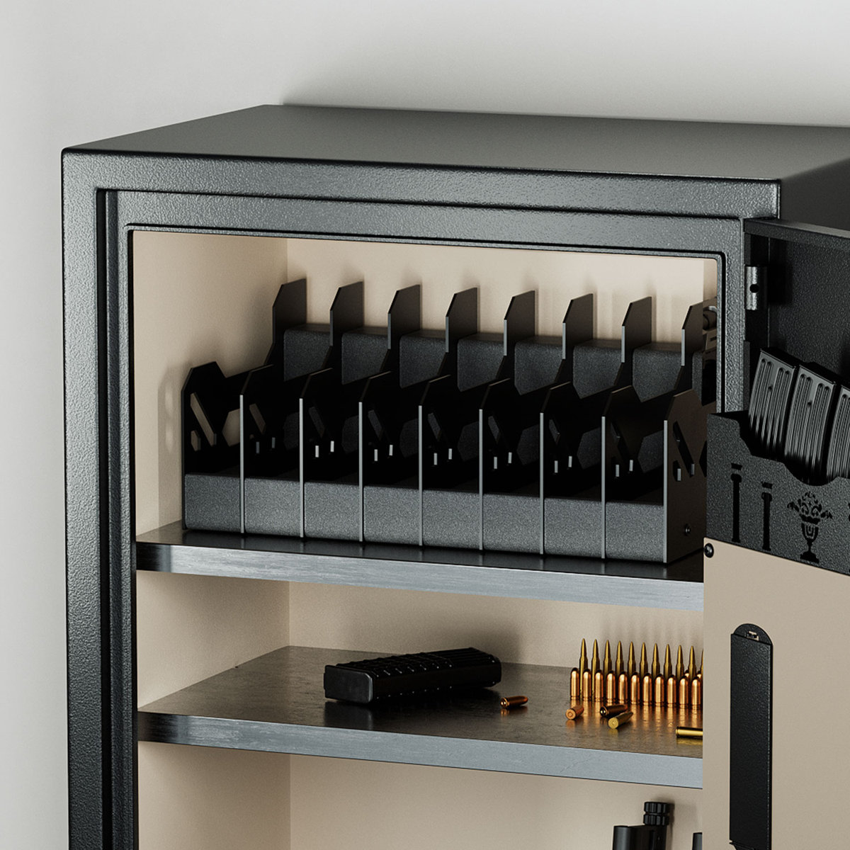 Blacksmith Gun Rack For Pistol, Foam Pistol Holder for Gun Safe with 8 ...