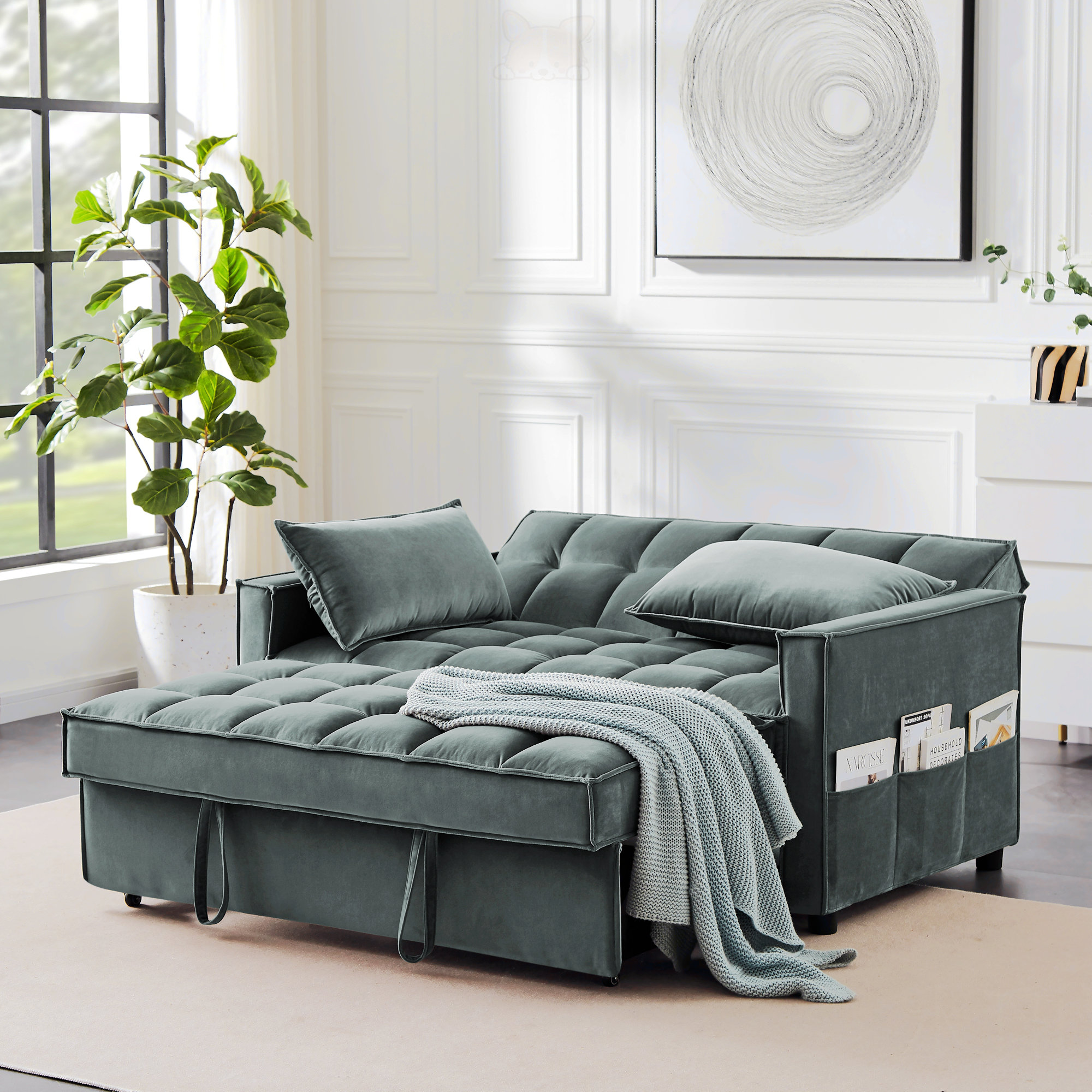 Hokku Designs Two-Person Sofa Bed | Wayfair