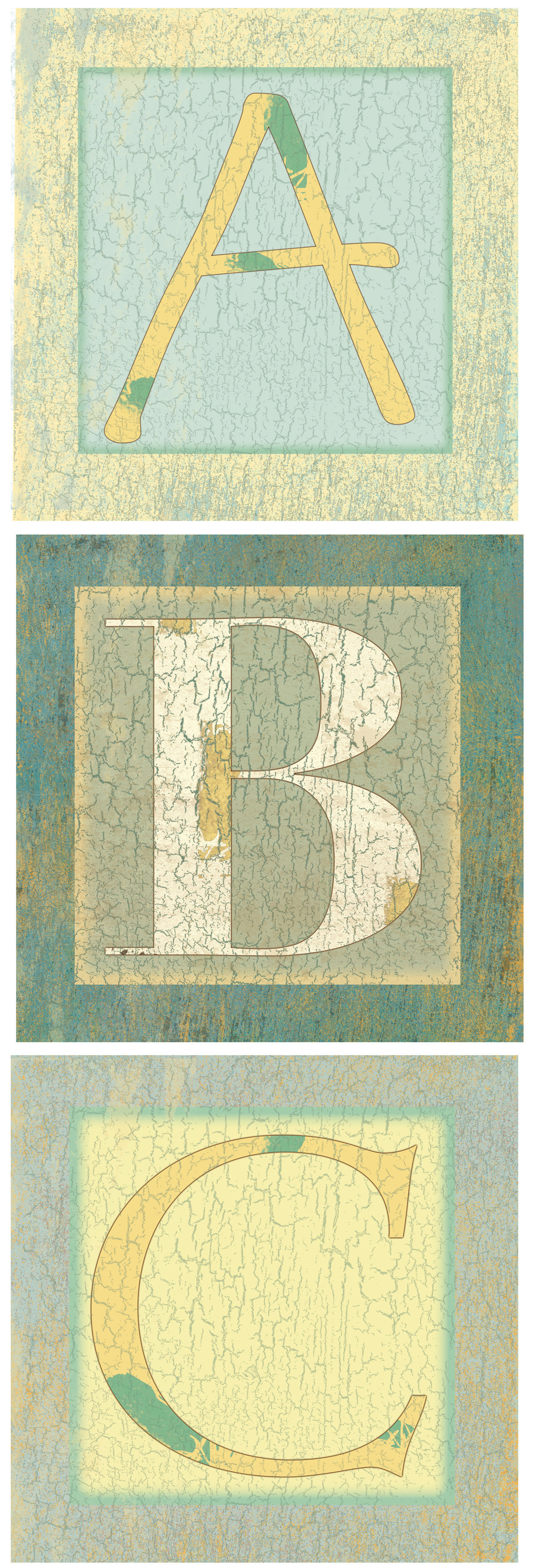 Zoomie Kids Boylon Abc Blocks Paper Print | Wayfair