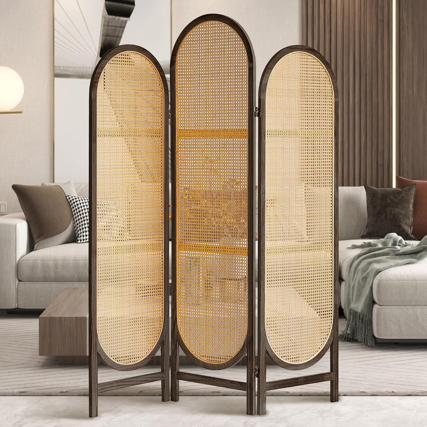 Bayou Breeze 3 Panel Roomdivider Wall Wood Room Dividers And Folding ...