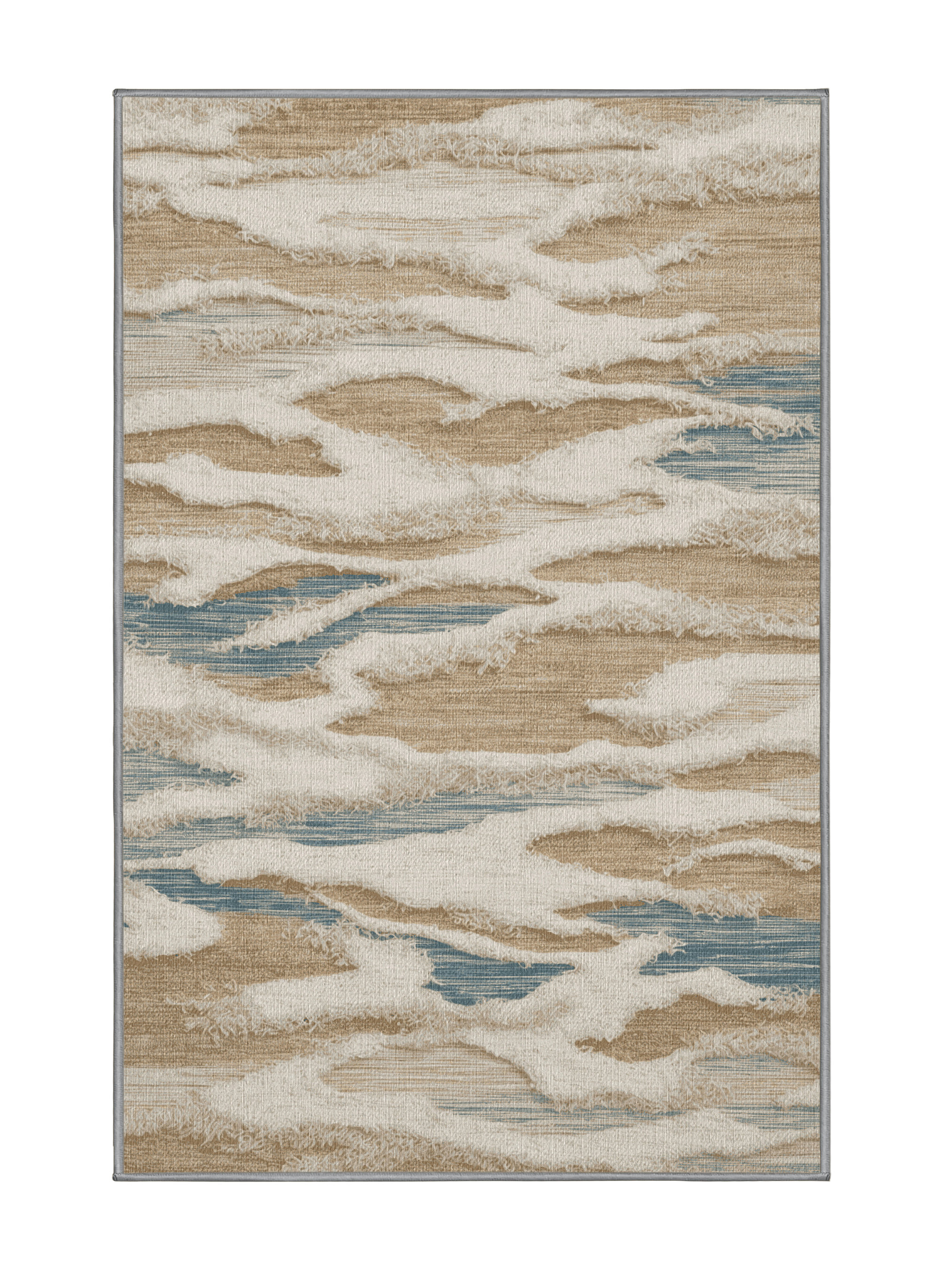 Hokku Designs Washable Beach Foam Hawaiian Area Rug | Wayfair