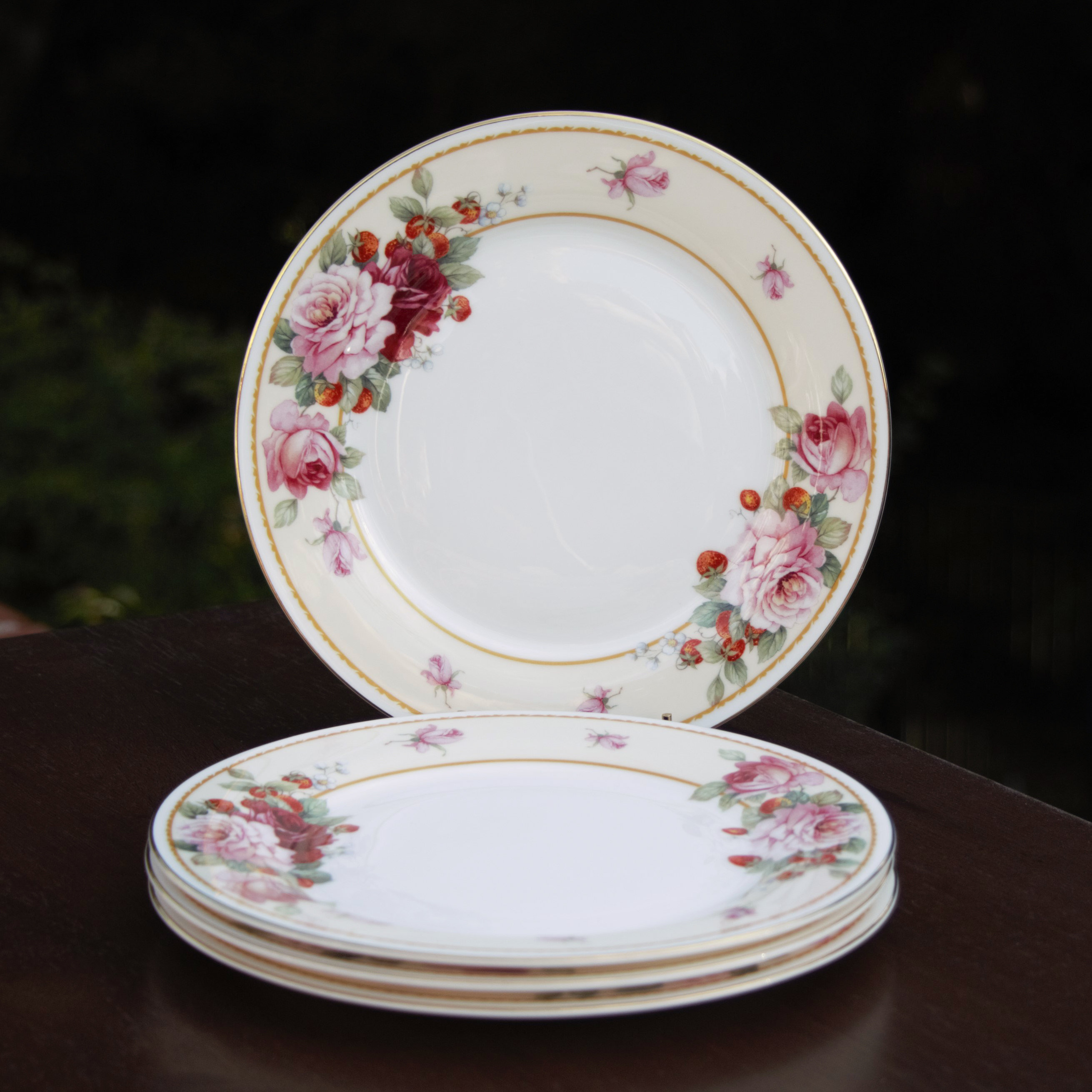 Grace's Tea Ware Gracie Bone China Peony and Strawberry Collection ...