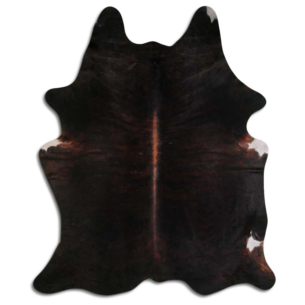 Foundry Select Tapis en cuir de vache Novelty 7 pi x 7 pi Tanel Novelty ...