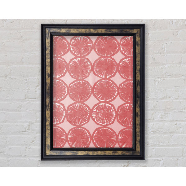 Ivy Bronx Segment Intervention Pink Framed Print | Wayfair.co.uk