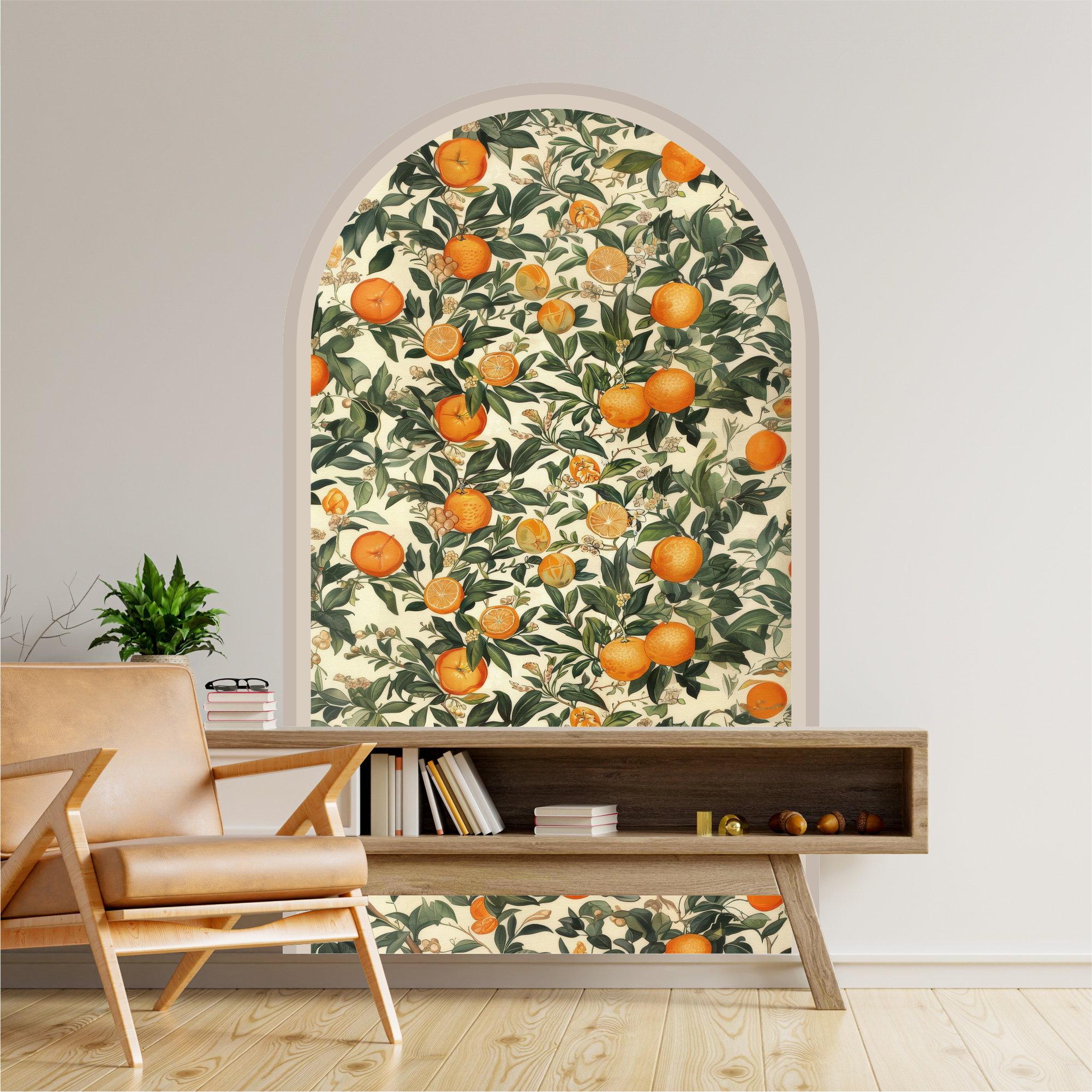 ART TERRITORY Peel and stick, Citrus Peel and Stick Removable Wallpaper ...