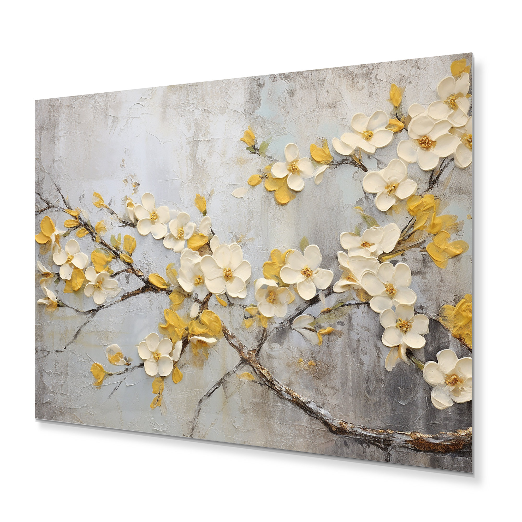 Winston Porter Apple Blossom Harmony XVII - Apple Blossom Metal Wall ...