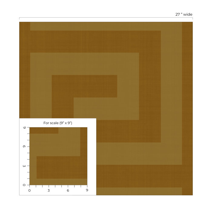 Brayden Studio® Cleason Peel & Stick Geometric Roll | Wayfair