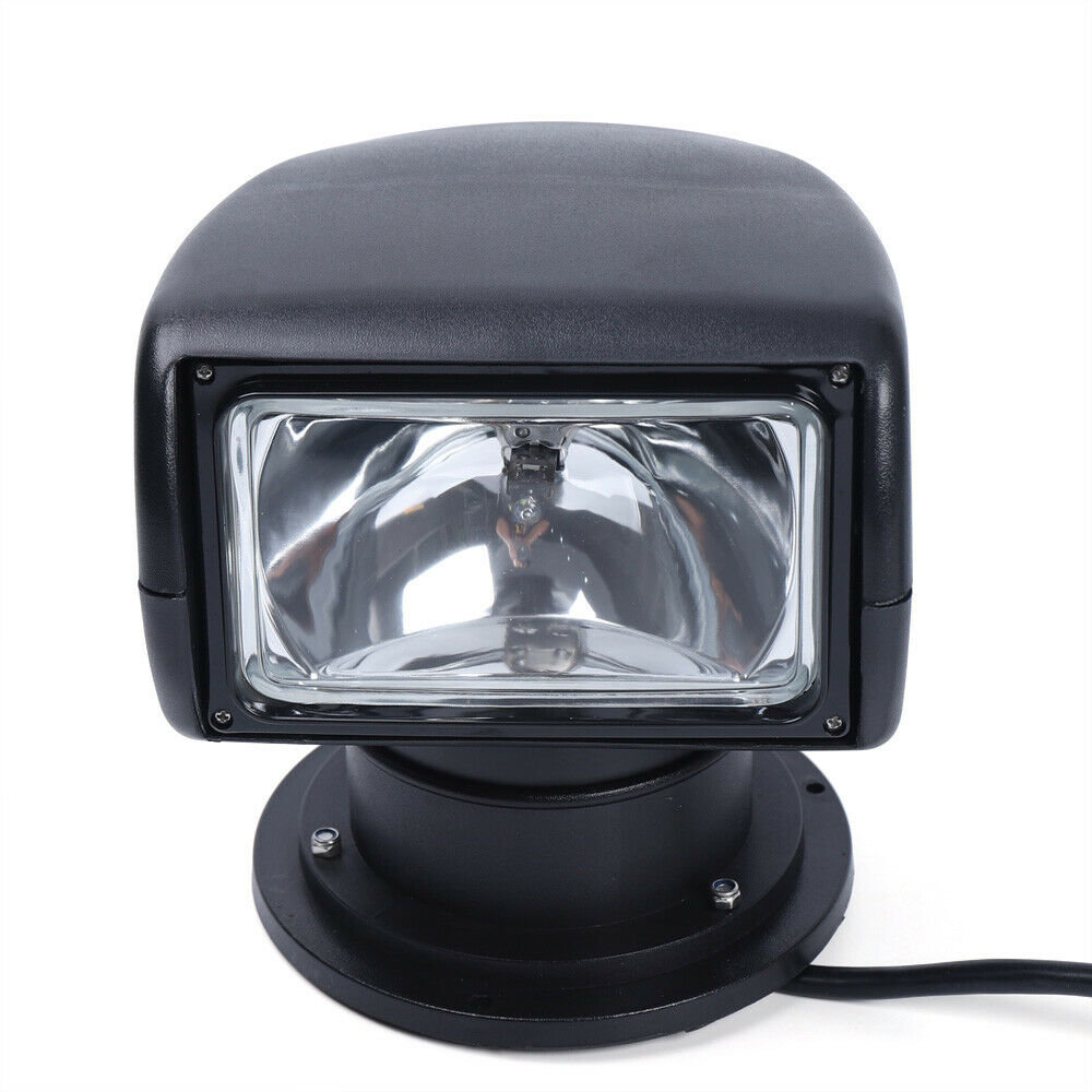 DALELEE 100W 360° Rotating Remote Control Searchlight Spotlight for ...