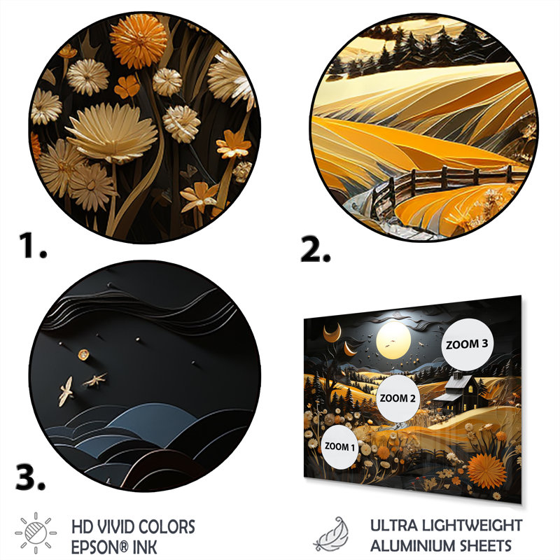 Design Art Barn Country Legacy Papercut II - Farmhouse Metal Wall Decor ...