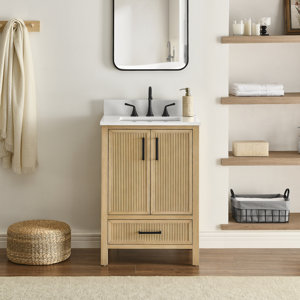 Corner Bathroom Vanities You'll Love | Wayfair