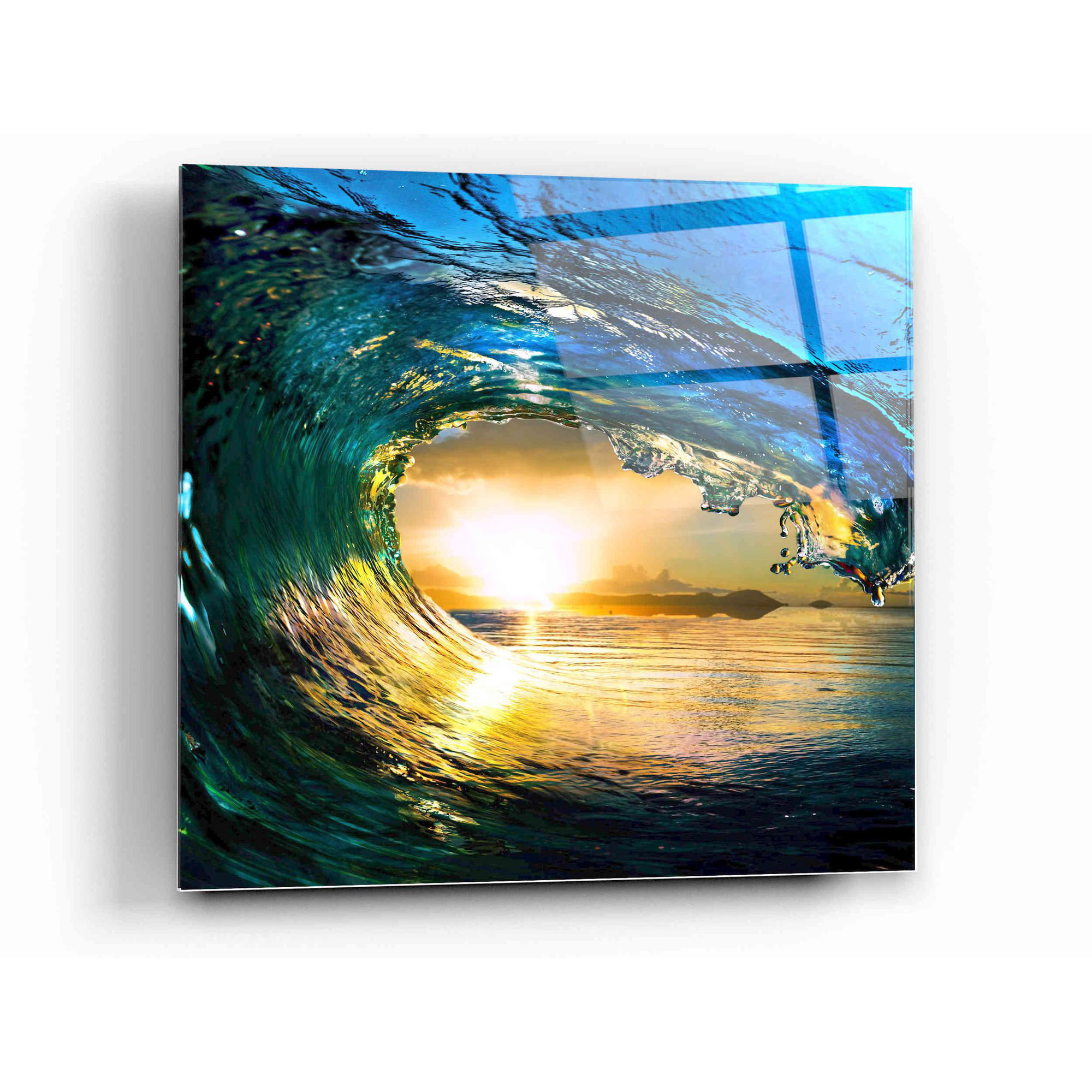 Highland Dunes 'The Language Of Waves' Acrylic Glass Wall Art - Wayfair ...