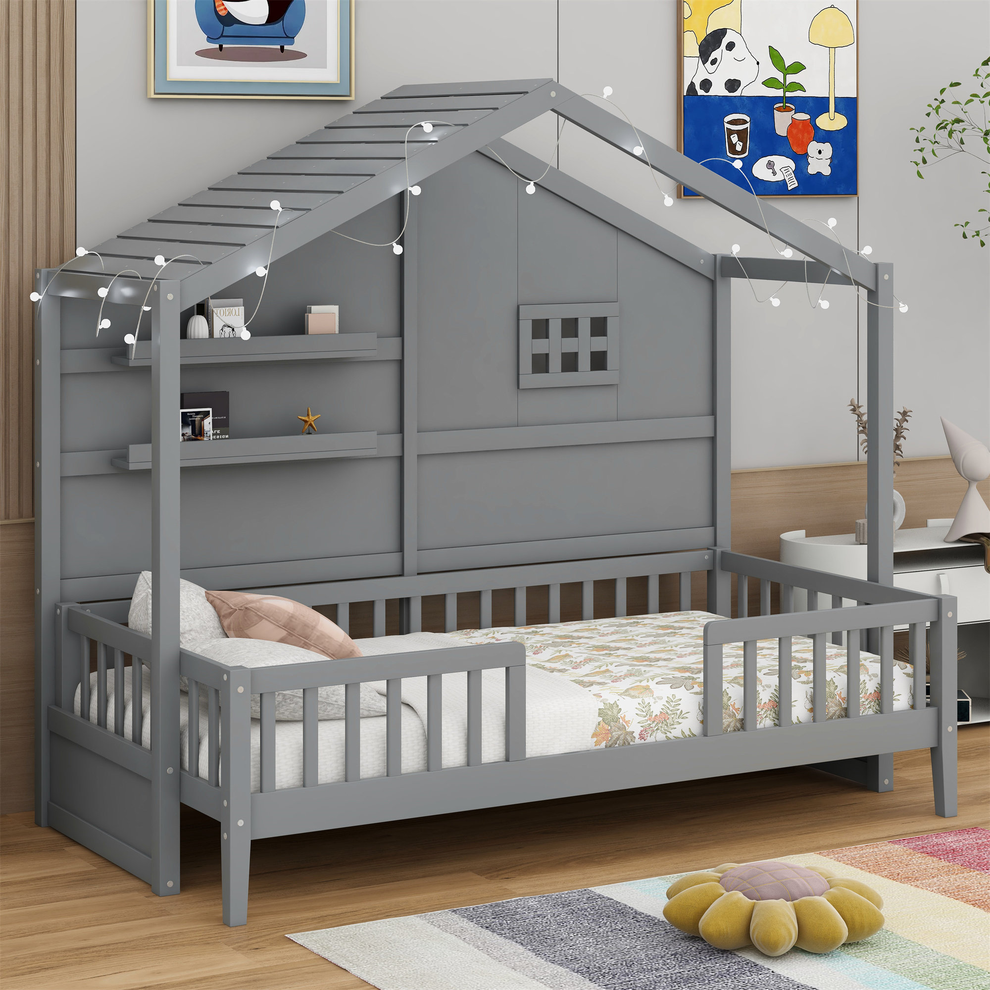 Harper Orchard Aiyza Slat Storage Bed | Wayfair