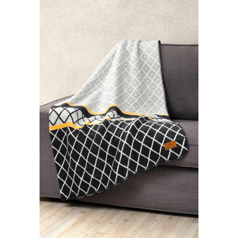 Brooks Brothers ENGINEERED GEO MIX Throw Blanket | Wayfair