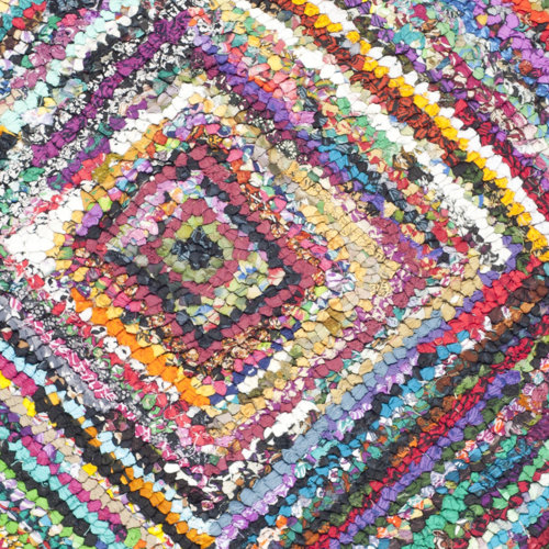 Bungalow Rose Anaheim Hand Tufted Cotton Multi Rug & Reviews | Wayfair