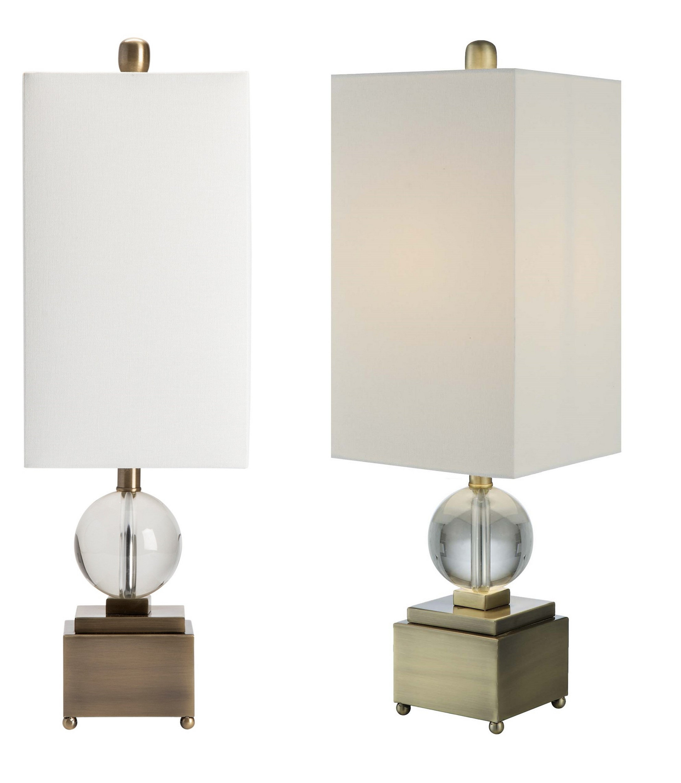 Ebern Designs Set Of 2 Crystal Table Lamps - Wayfair Canada