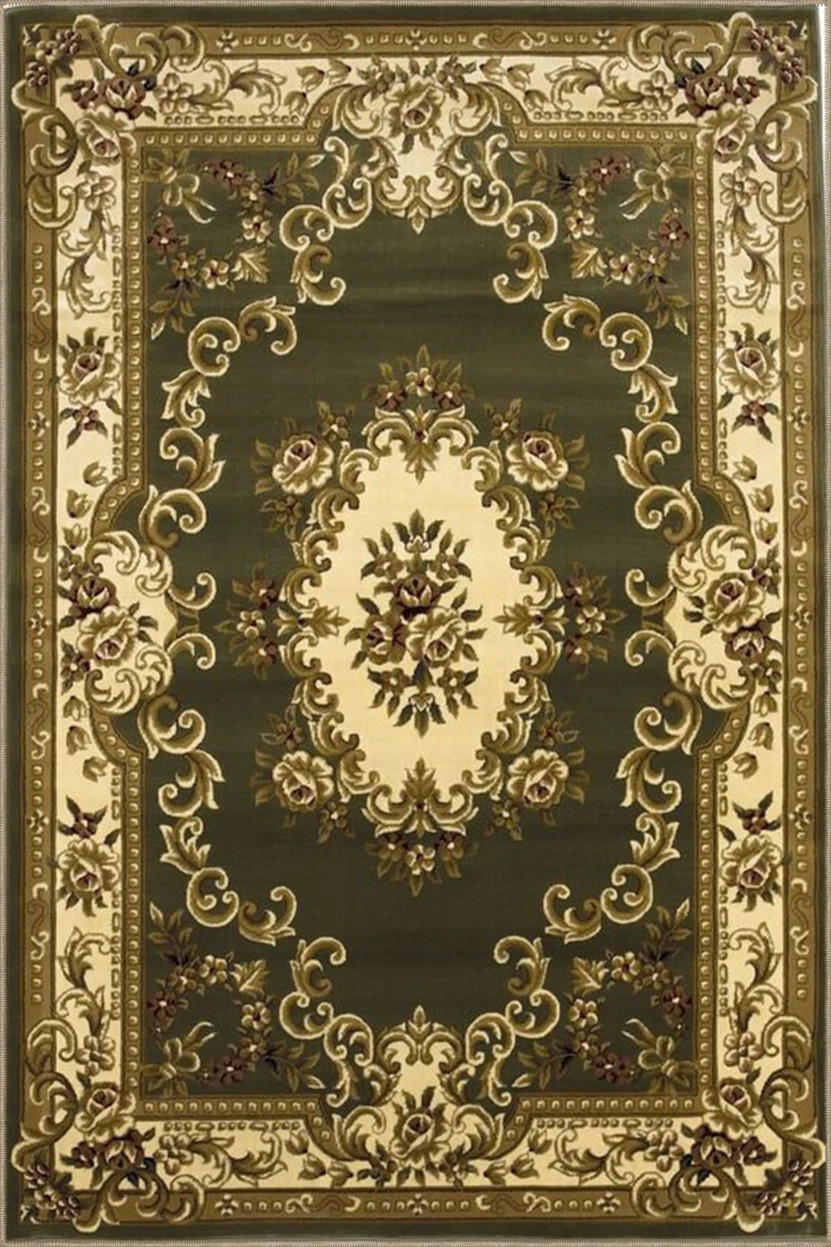 East Urban Home Traditional Vintage Hal In Green Shades | Wayfair