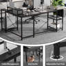 Inbox Zero Malen L Shaped Desk with Shelves 80.2 Inch Reversible Corner ...