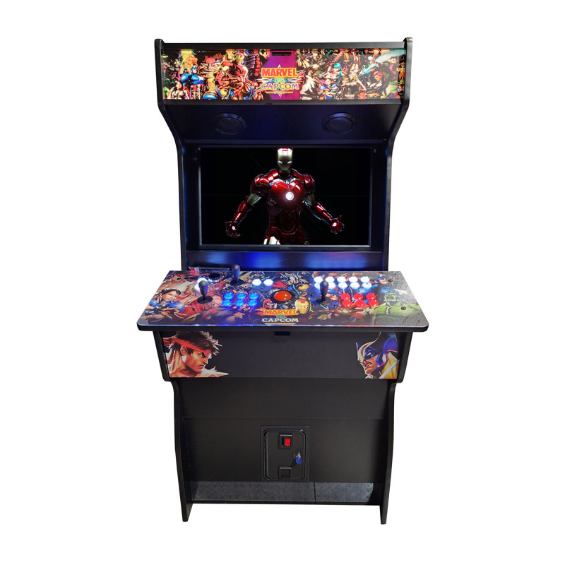 N2fun Mame/Hyperspin 4 Player Plug-In Full Size Arcade Machine with ...