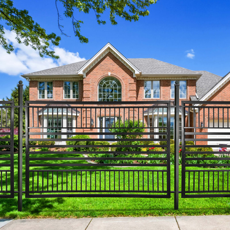 ALEKO 60'' H x 192'' W Metal Fencing Kits | Wayfair